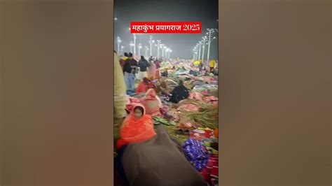 प्रयागराज महाकुंभ मेला का 1 बजे रात का दृश्य कितना सुन्दर है
