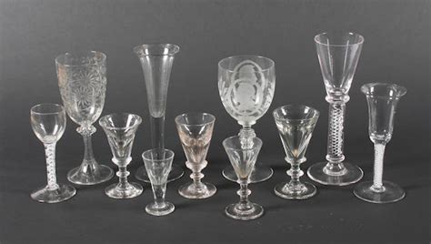 Bonhams Eleven Various Glasses 18th Century And Later