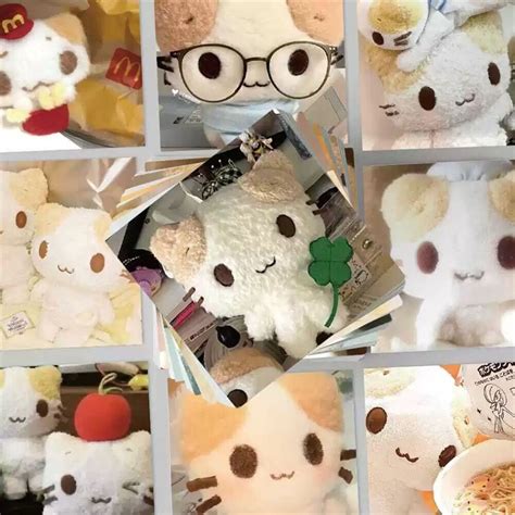 Masyumaro Fluffy Fuwa Nyanko Cat Stickers 62 Pieces Set Kawaii Cute