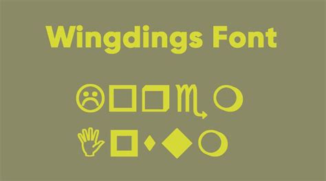 Wingdings Keyboard Chart For Mac Grayjenol