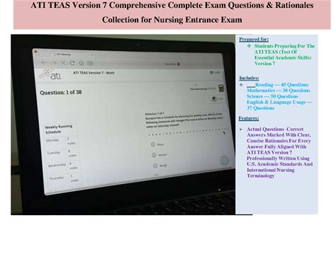 Ati Teas Version 7 Test Bank Complete Questions And Rationales By Ati