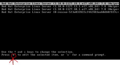 Rhel7 Red Hat 7 Reset Password Asks For For Root Password Server Fault