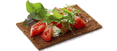Knäckebröd Traditional Flatbread From Sweden Northern Europe