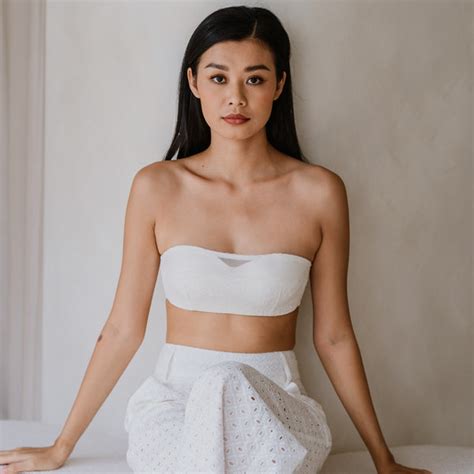 Perfect Flutter Push Up 100 Non Slip Wireless Bandeau In Cream White