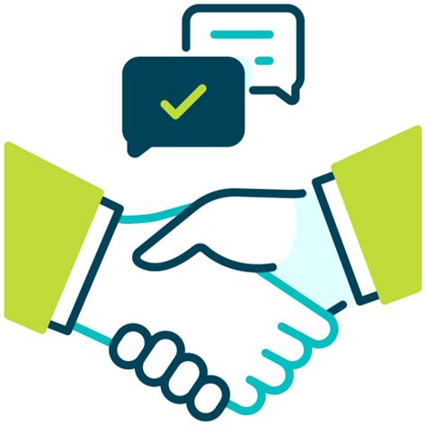 Deal Business Contract Partnership Network And Communication Icons
