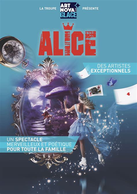 Spectacle Sur Glace Alice Troupe Art Nova Patinoire Michel Raffoux De Dunkerque