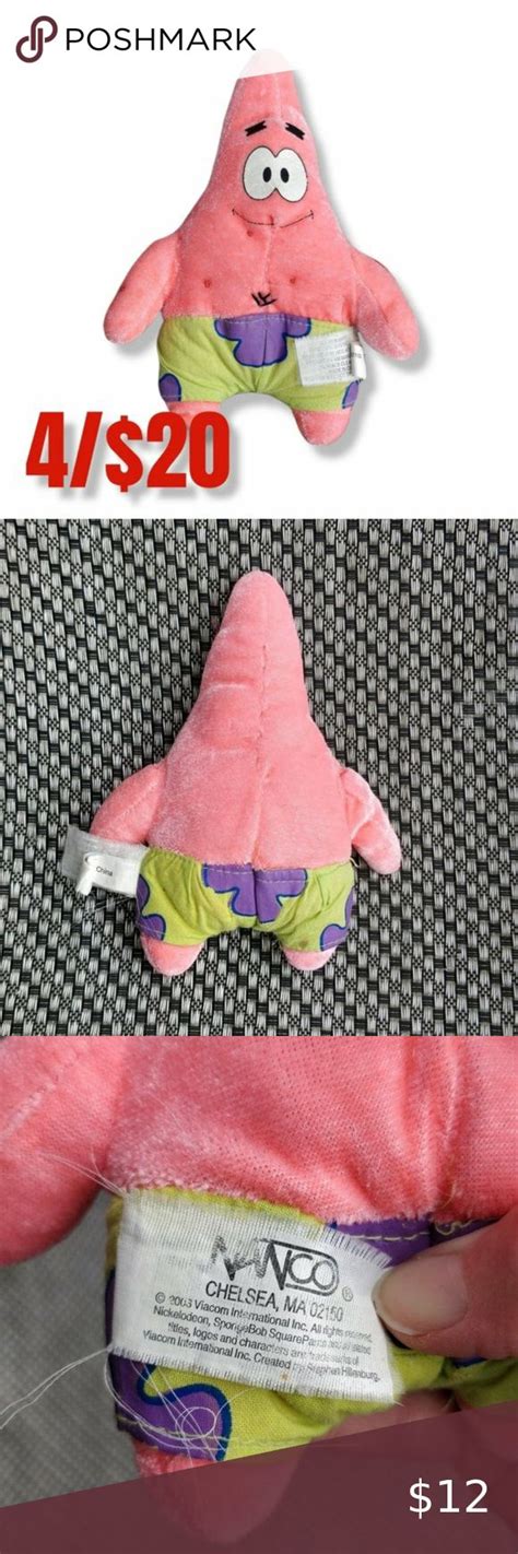 Spongebob Squarepants Patrick Plush Toy Spongebob Spongebob