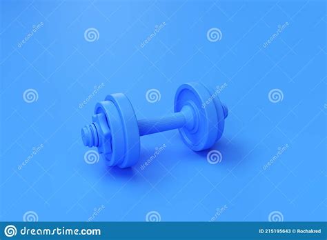 3d Render Dumbbells Set Realistic Detailed Close Up View Isolated