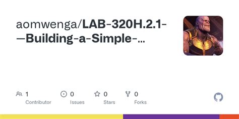 github aomwenga lab 320h 2 1 building a simple react application