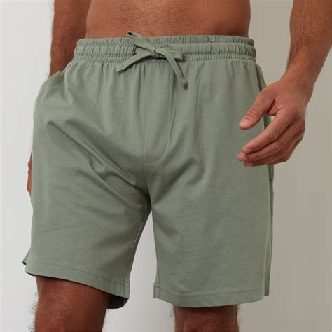 Threadbare 2 Pack Cotton Blend Lounge Shorts Grey