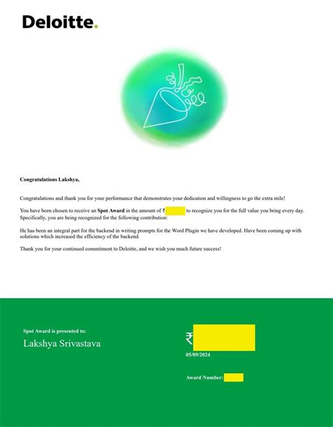 Lakshya Srivastava On Linkedin Excited To Share That Ive Received Spot Award At Hashedin By