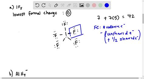 Draw The Lewis Structure With Lowest Formal Charges And Determine The