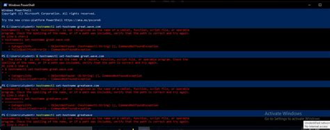 System Administration I Am Trying To Set A Hostname In Windows