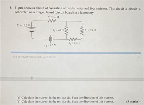 Solved Figure Shows A Circuit Of Consisting Of Two Chegg Com