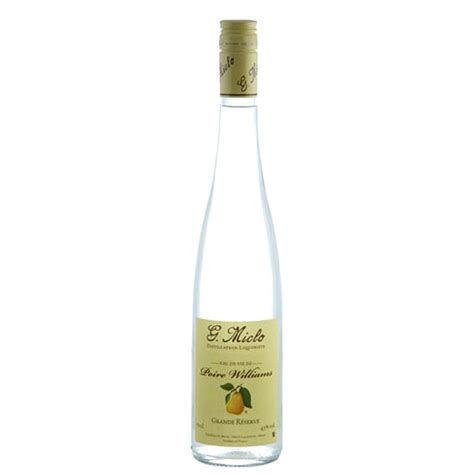 Eau de Vie de Poire Williams Grande Rèserve Distillerie G Miclo 0
