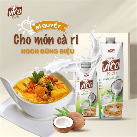 VICO RICH NƯỚC CỐT DỪA 1L – APIS CORPORATION