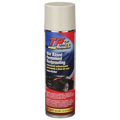 Tp Tools® Wax Based Permanent Rustproofing Coating 13 75 Oz Spray Tp Tools And Equipment