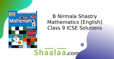 B Nirmala Shastry Solutions For Mathematics English Class 9 Icse Chapter 10 Mid Point