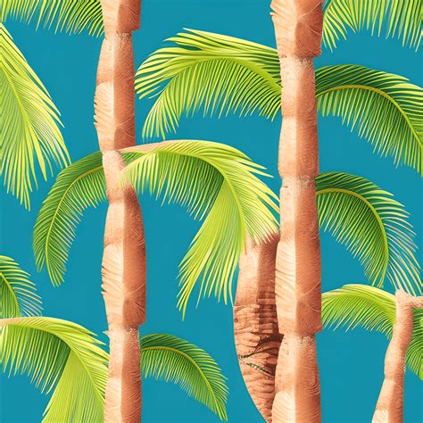 Beautiful Cut Out Animation Parts Coconut Palm Tree · Creative Fabrica
