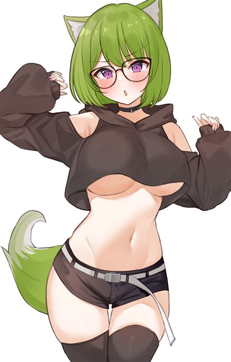 Megane Tyoko Tanuki Danbooru