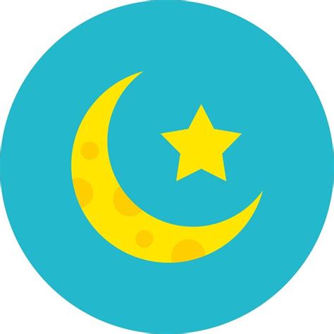 Una Luna Azul Y Una Nube Con Una Luna Azul En Ella Vector Premium