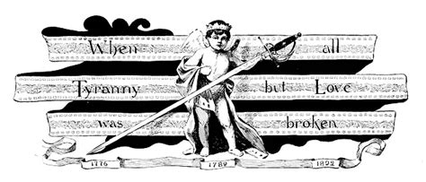 Cherub Holds Sword Wears Crown And Kings Robe Text Symbolism Stock
