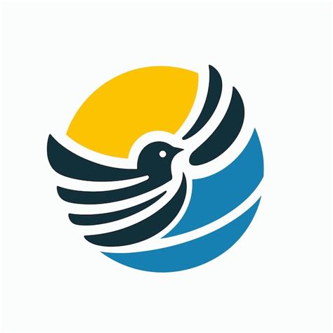 Premium Vector Vector Flying Bird Logo