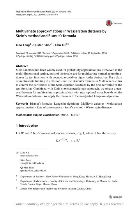 multivariate approximations in wasserstein distance by stein s method