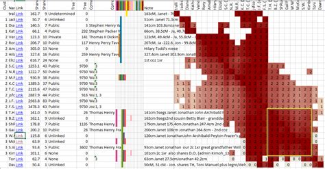 Looking At Joannas Frazer Shared Dna Matches And Shared Clustering Hartley Dna And Genealogy