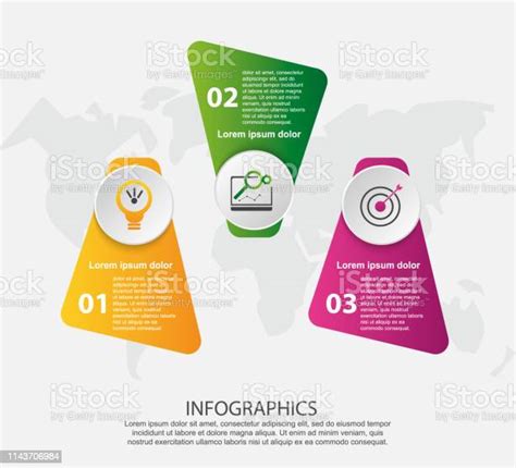 현대 3d 벡터 일러스트입니다 세 개의 요소와 원이 있는 꽃잎 레이블 인포 그래픽 템플릿입니다 아이콘과 텍스트를 포함 합니다 비즈니스 프리젠테이션 워크플로우 레이아웃 3