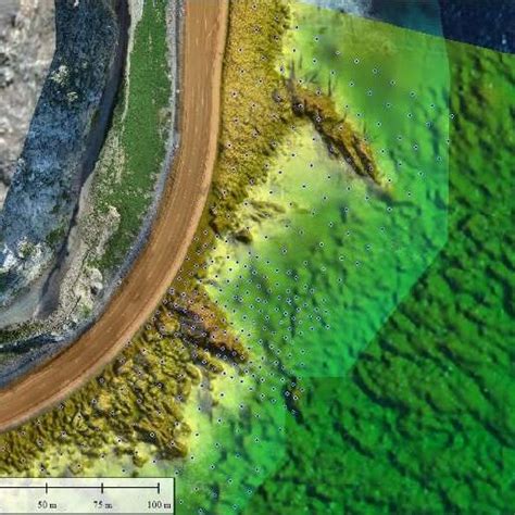 Digital Elevation Model Combining Photogrammetry On Land Multibeam Download Scientific Diagram