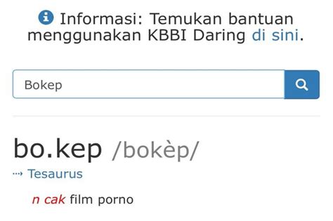 Asal Usul Kata Bokep dan Sejarahnya, KBBI Sudah Akui!