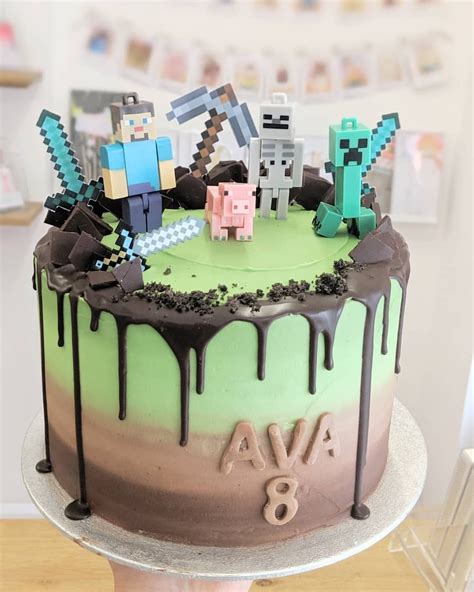 Торт маинкрафт 65 фото