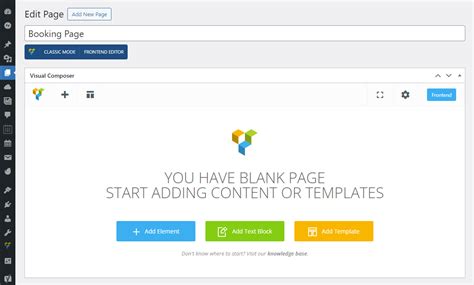 Embedding A Calendar With Visual Composer Wp Booking System