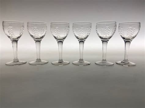 Baccarat Saint Louis Portshot Glasses 6 Glass Catawiki
