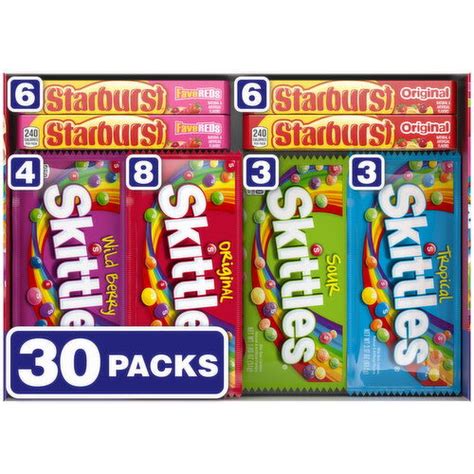 Starburst Skittles Variety Mars Wrigley Candy Variety Pack Smart And Final