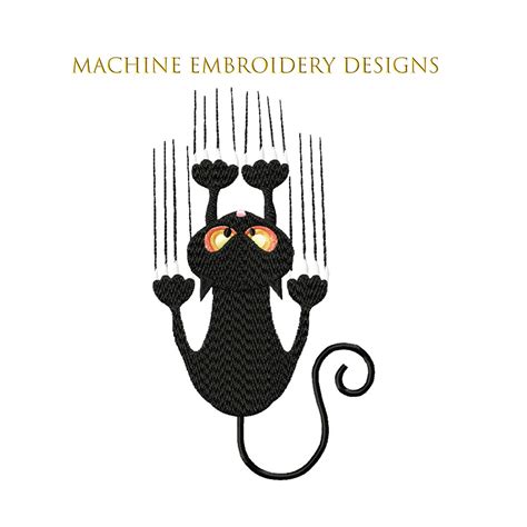 Black Cat Embroidery Designembroidery T Personal6 Sizes Instant