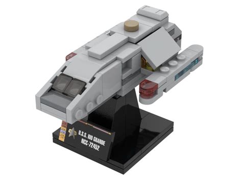 Uss Rio Grande Runabout Lego Star Trek Model Ship Danube Deep Space