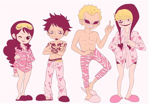 Pajamas Trafalgar D Water Law Baby Donquixote Doflamingo And Donquixote Rocinante