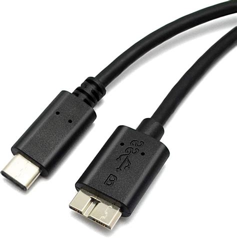 HOSS Type C To External Hard Drive Cable Micro B USB Gen To USB Type C Hard Disk Cord