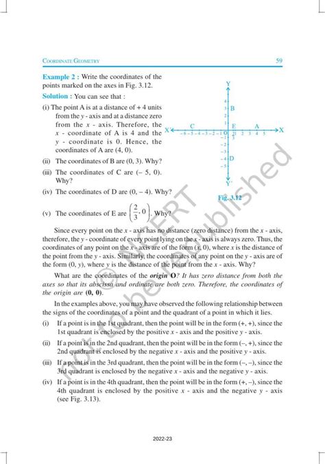 Ncert Book For Class 9 Maths Chapter 3 Coordinate Geometry