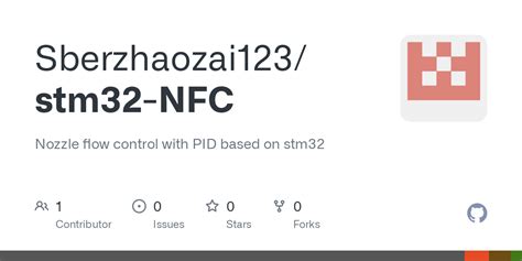 Github Sberzhaozai123stm32 Nfc Nozzle Flow Control With Pid Based