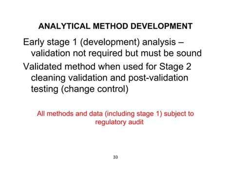 Lifecycle Approach To Cleaning Validation PDF