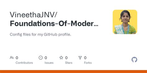 GitHub VineethaJNV Foundations Of Modern Machine Learning Config Files For My GitHub Profile