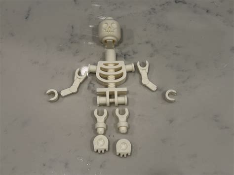 Single Plate Print Lego Skeleton 41 Improved By Maxelman
