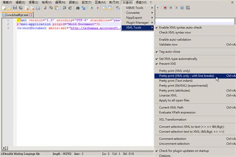 Notepad Xml