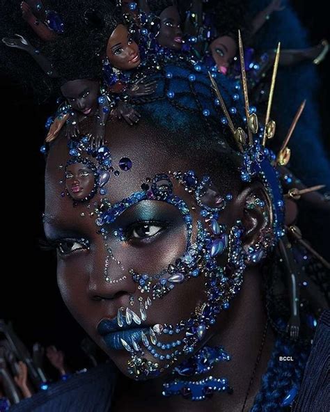 Sudanese Model Nyakim Gatwech Dubbed As ‘queen Of The Dark Becomes The