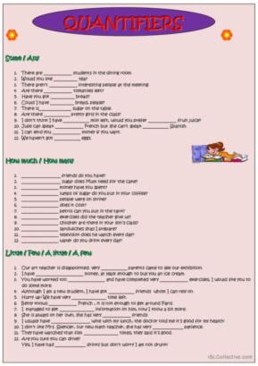 177 Quantifiers E G Some Many Much Any Few Babe En