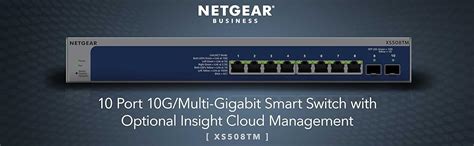 Netgear 10 Port 10gmulti Gigabit Ethernet Smart Switch
