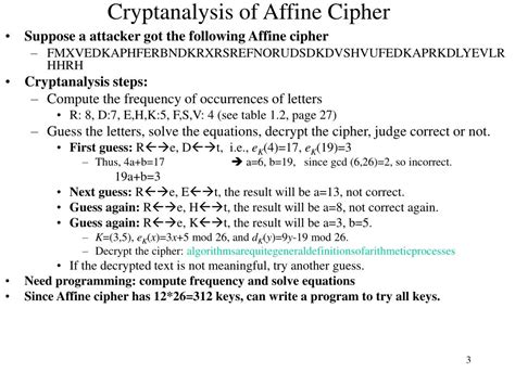 PPT Cryptanalysis PowerPoint Presentation Free Download ID 4701598